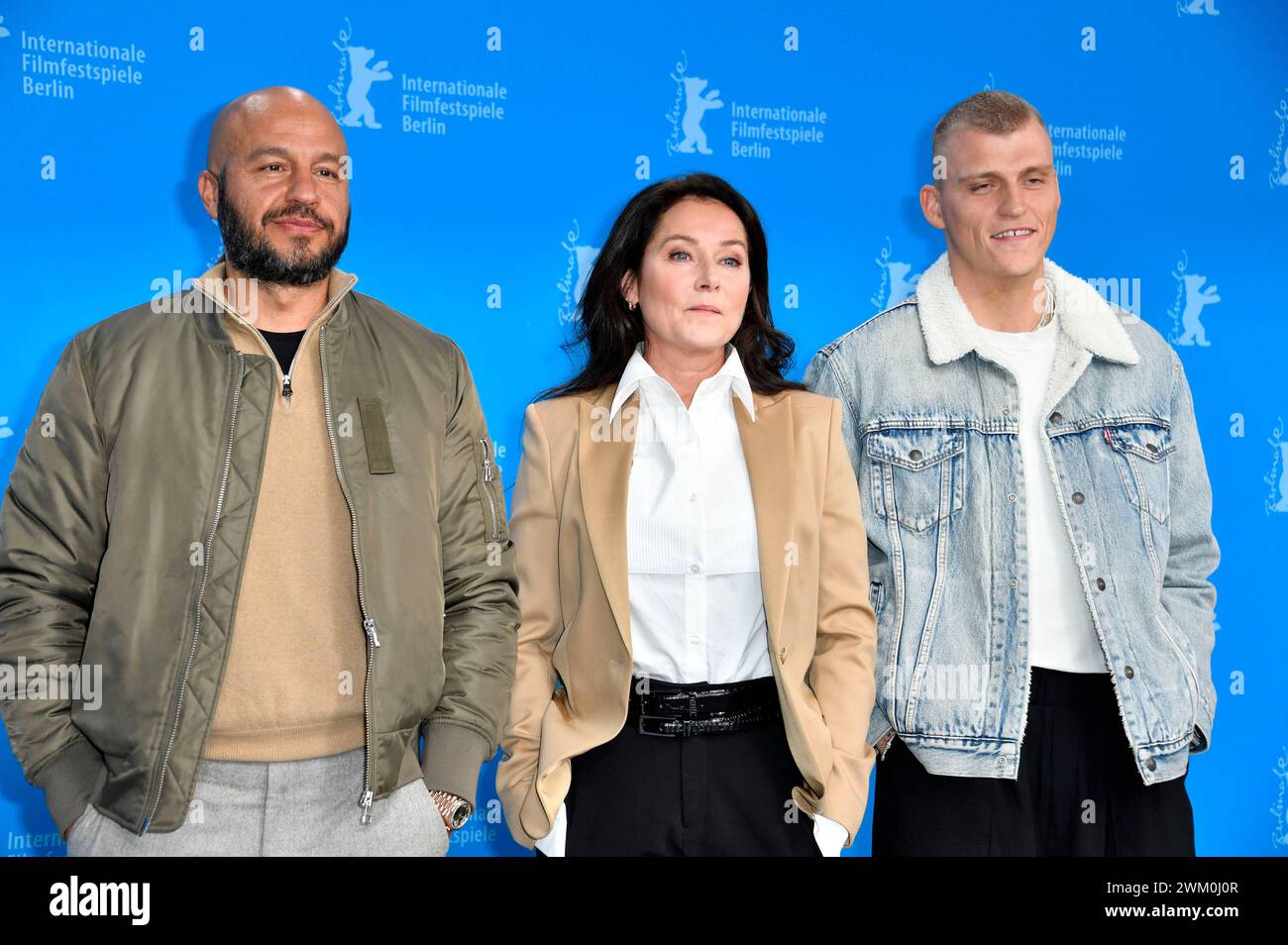 Dar Salim, Sidse Babett Knudsen und Sebastian Bull beim Photocall zum Kinofilm 'Vogter / Sons ...