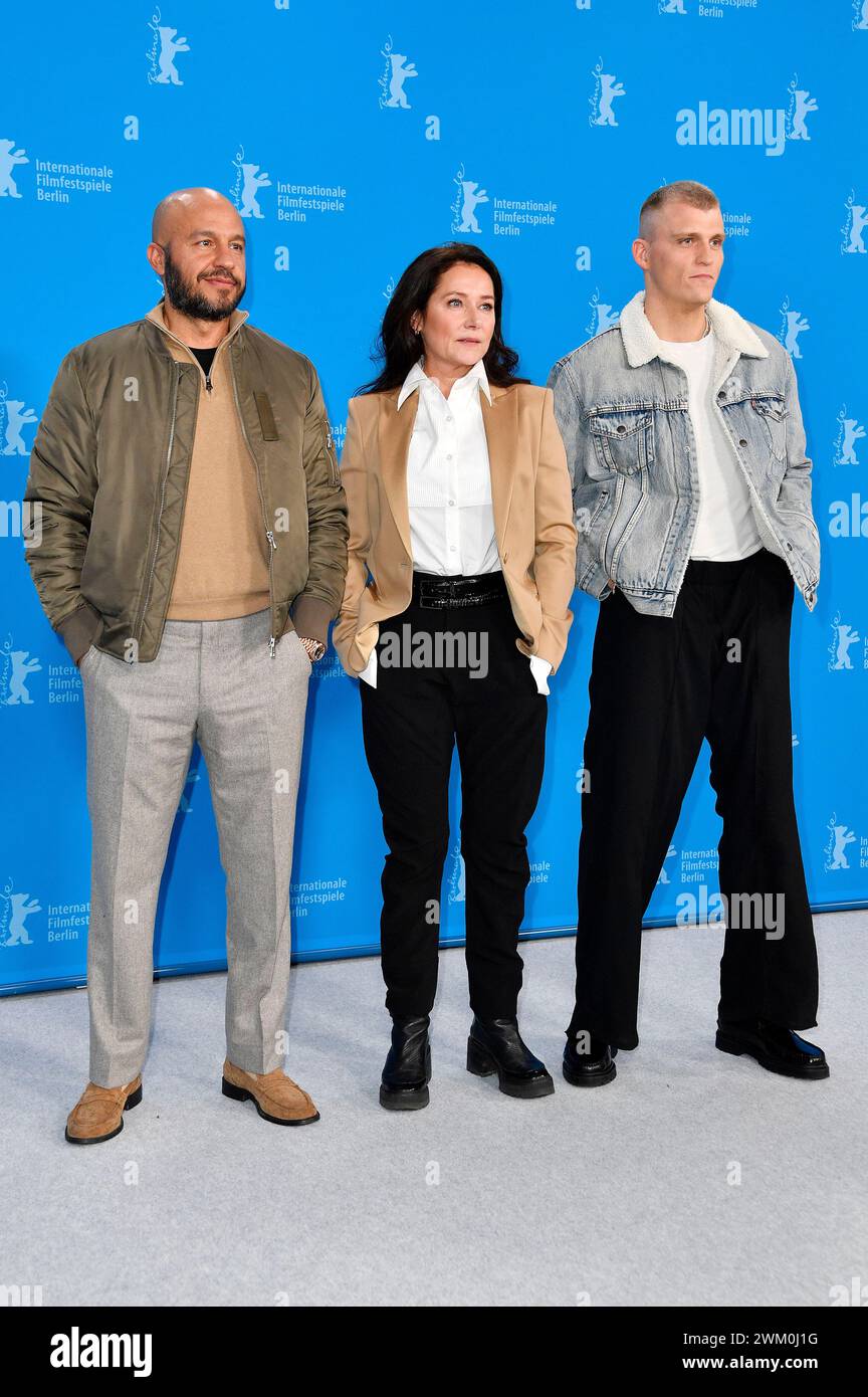 Dar Salim, Sidse Babett Knudsen und Sebastian Bull beim Photocall zum Kinofilm 'Vogter / Sons ...