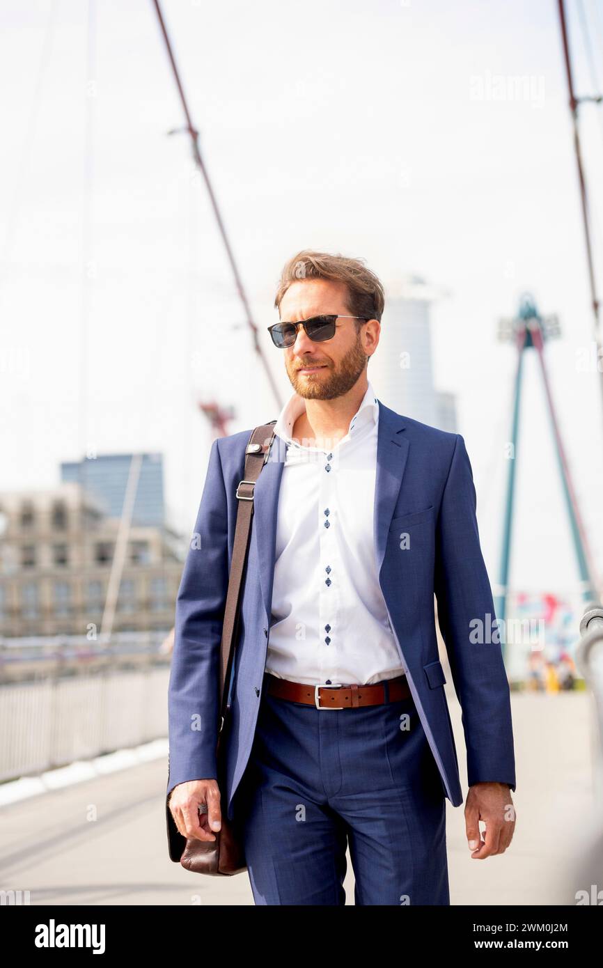 Attractive man standing on bridge hi-res stock photography and images ...