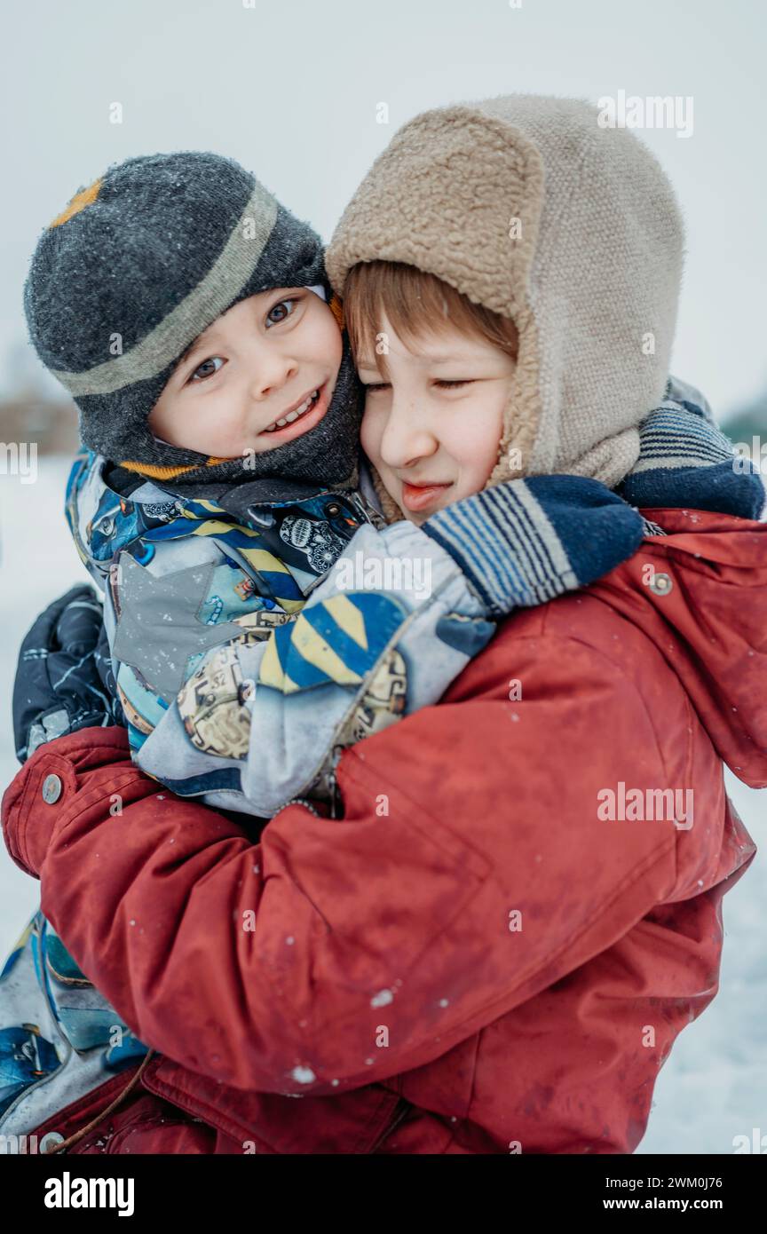 Side three brothers hi-res stock photography and images - Alamy
