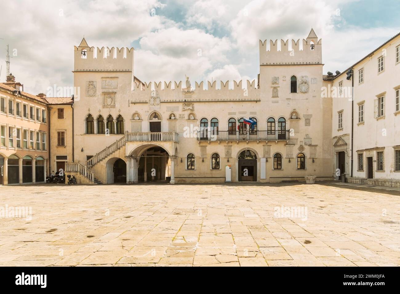 Slovenia, Coastal-Karst, Koper, Praetorian Palace at Presernov Trg ...
