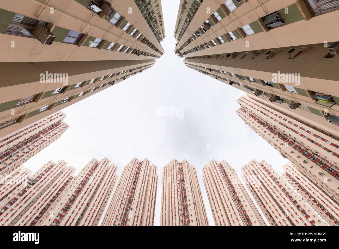 Modern tall buildings under sky Stock Photo - Alamy