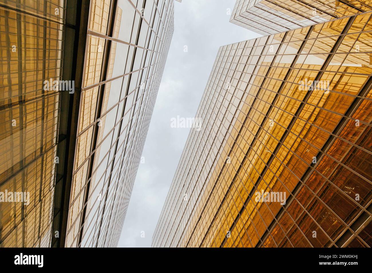 Modern buildings in front of sky Stock Photo - Alamy