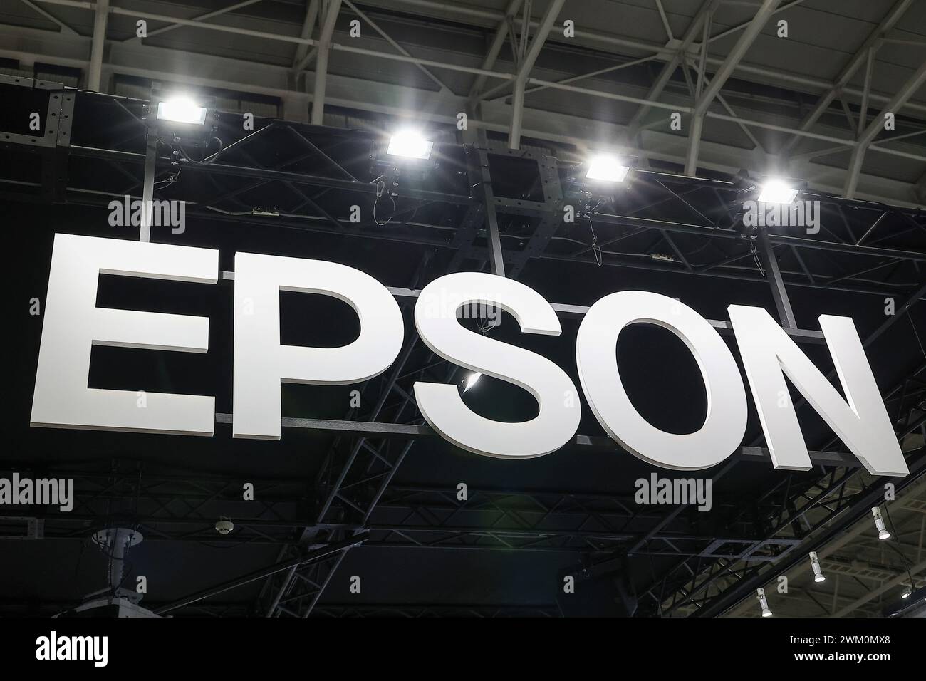Epson logo hi-res stock photography and images - Alamy