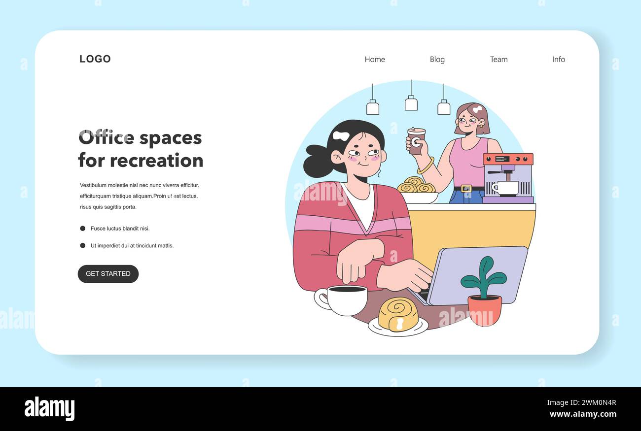 Cozy cafe workspace concept. Professional enjoys laptop time while ...