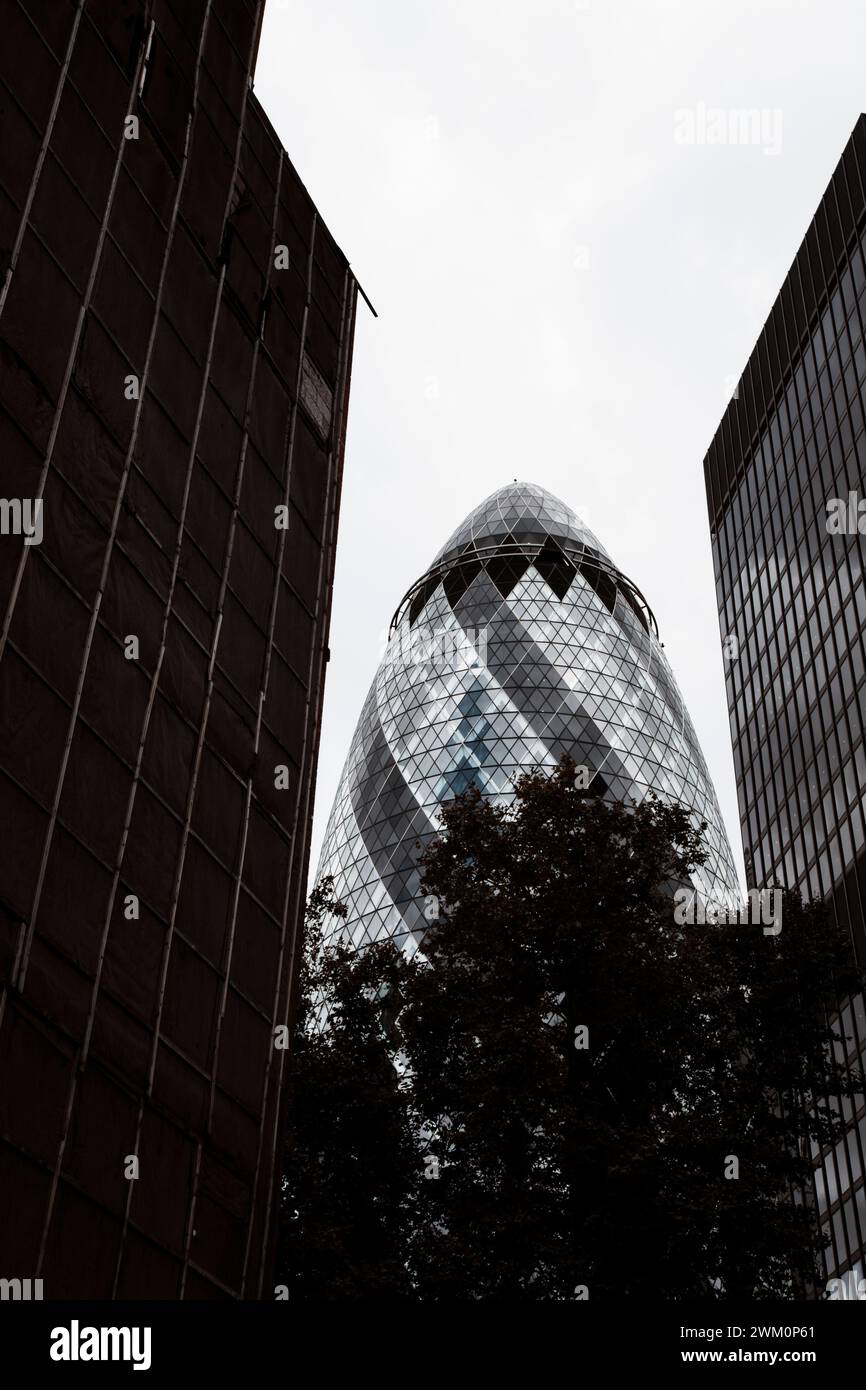 The Gherkin Building of Sir Norman Foster at London in England, UK ...