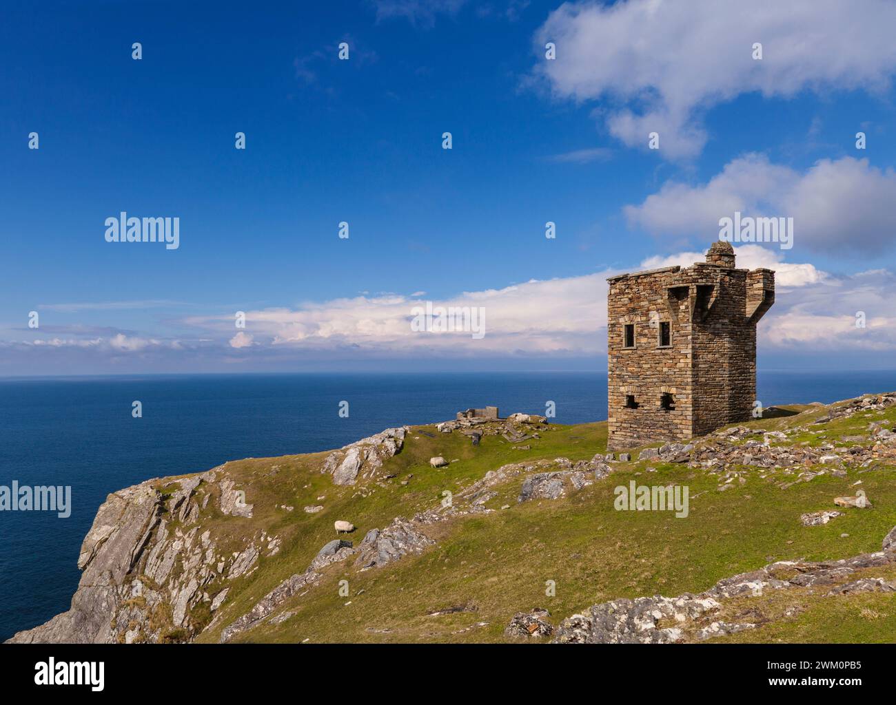 The Signal Tower at Carrigan Head is one of 12 lookouts in the county ...