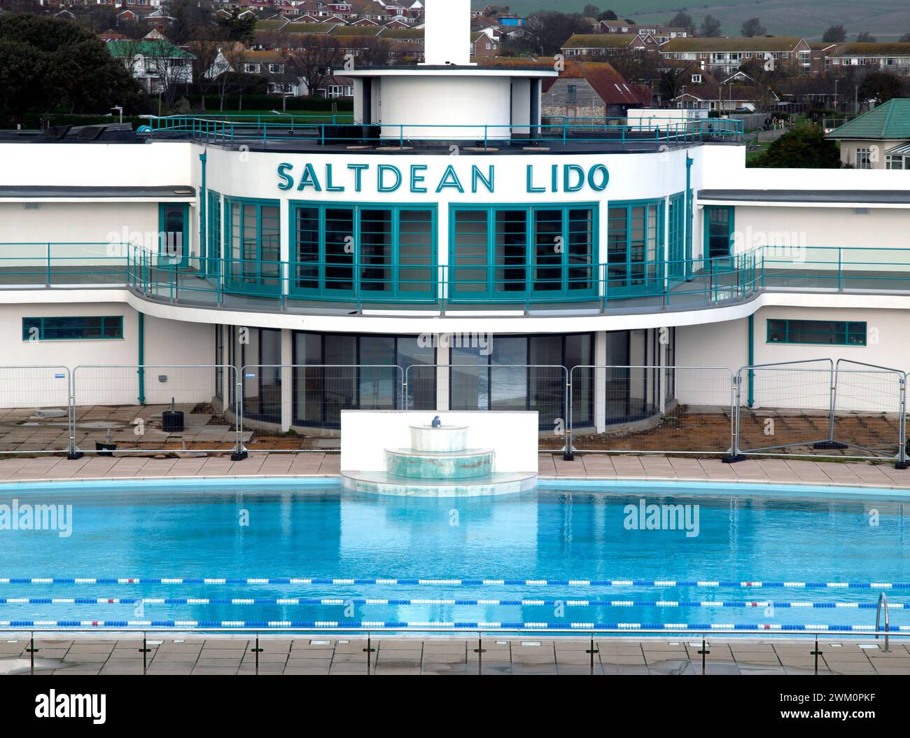 Early 20th century seaside architecture in Saltdean Stock Photo - Alamy