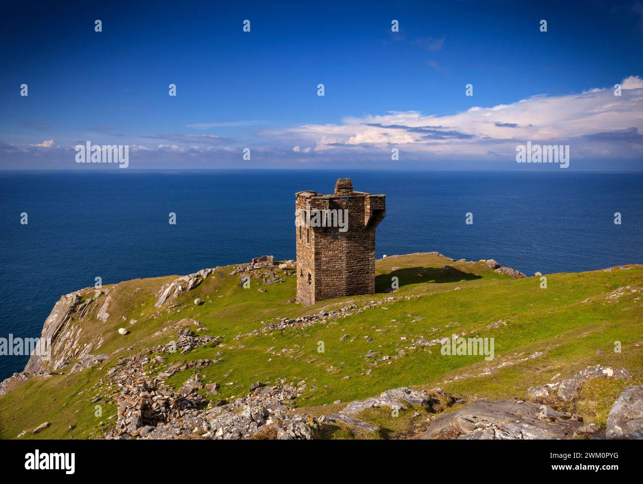 The Signal Tower at Carrigan Head is one of 12 lookouts in the county ...