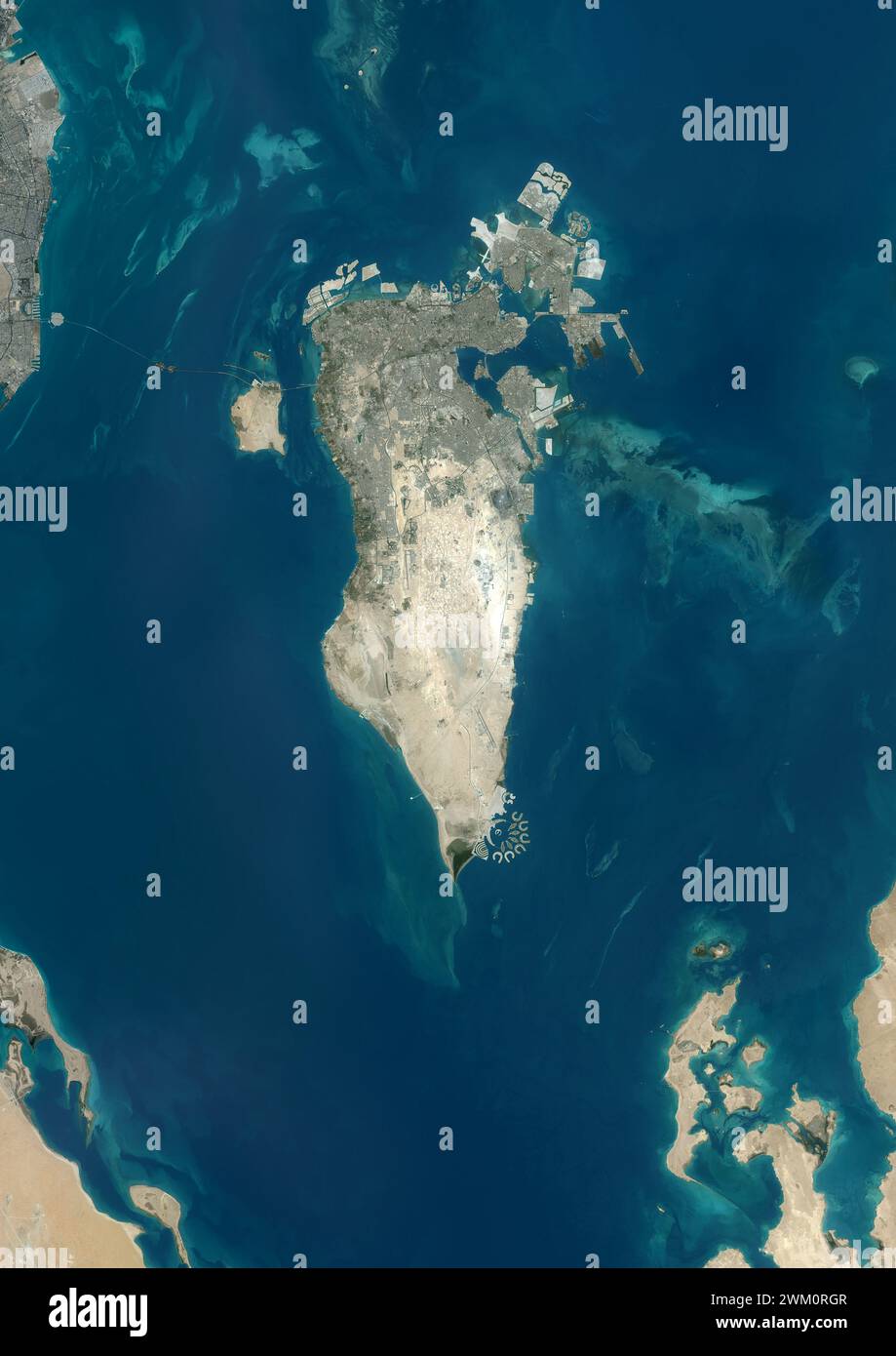 Bahrain map hi-res stock photography and images - Alamy