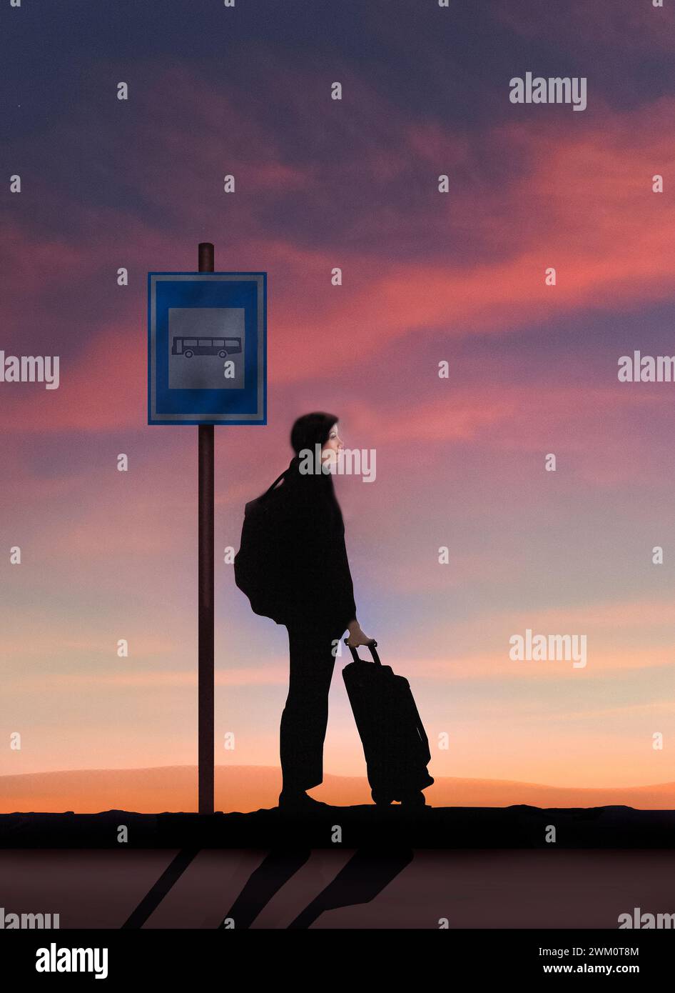 My remote bus hi-res stock photography and images - Alamy