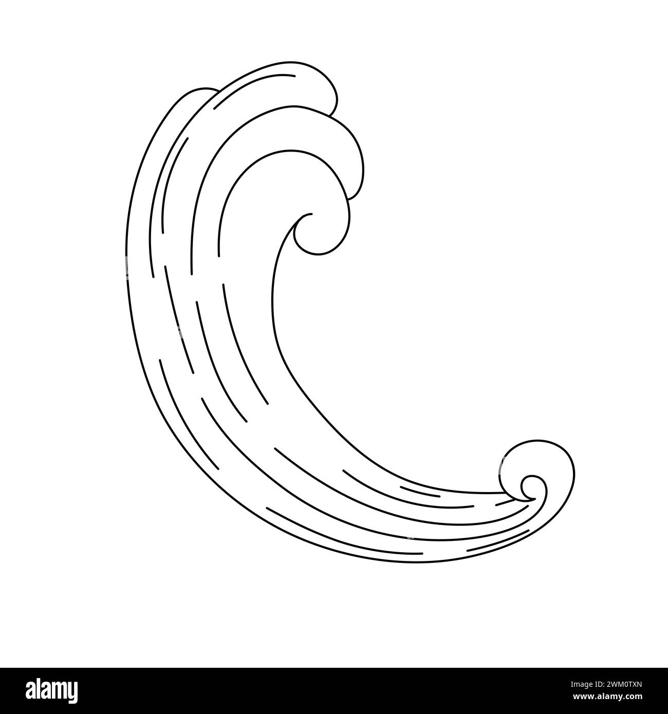Vintage baroque frame scroll ornament engraving border Stock Vector ...