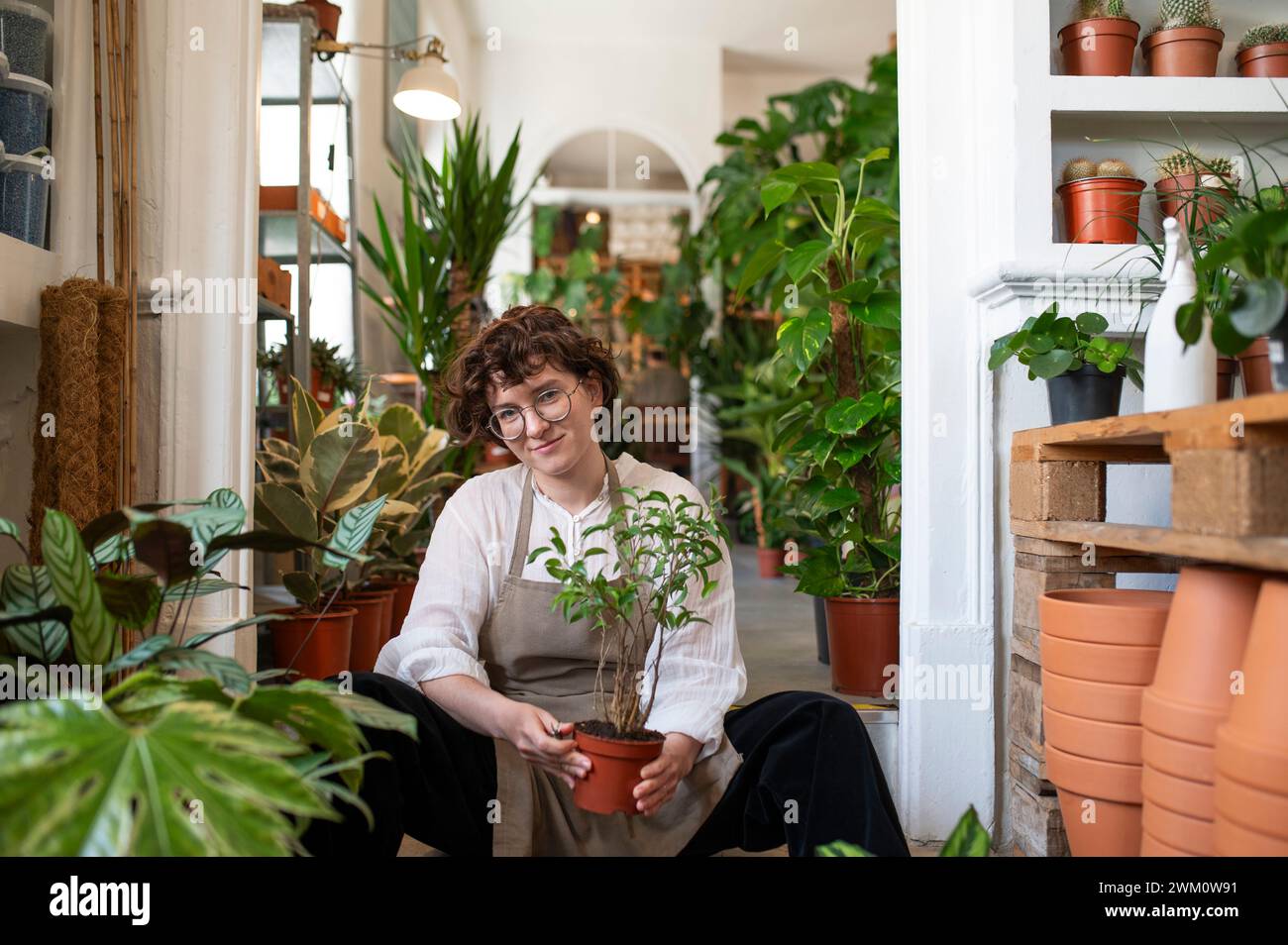 Nursery planting hi-res stock photography and images - Alamy