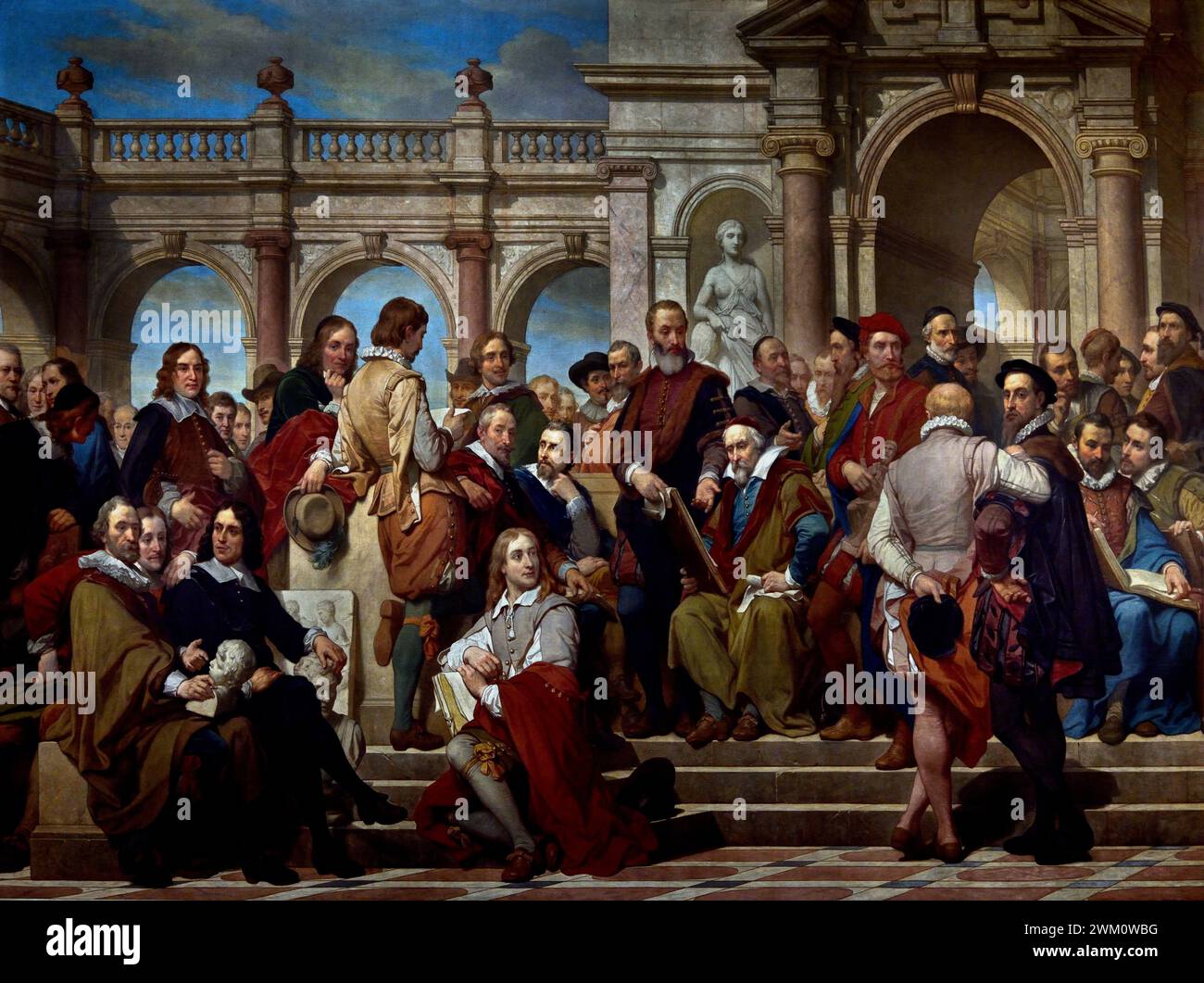 Painters and Sculptors by Nicaise - Nikaas De Keyser (1813–1887) Royal ...