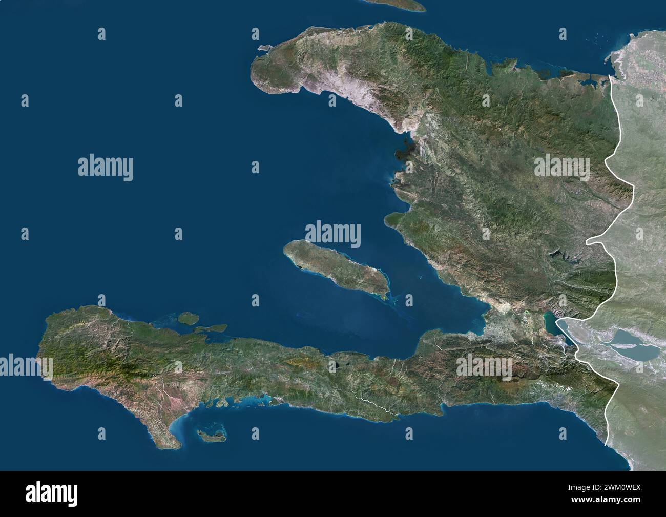Map satellite geography haiti hi-res stock photography and images - Alamy
