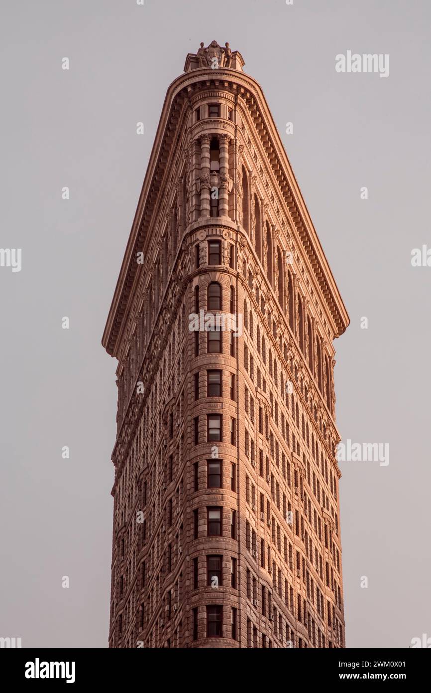 USA, New York State, New York City, Corner of Flatiron Building Stock ...
