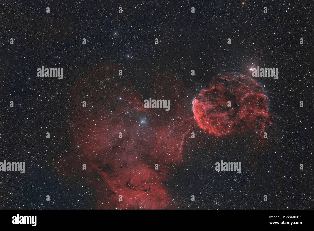 Jellyfish Nebula in constellation Gemini Stock Photo - Alamy