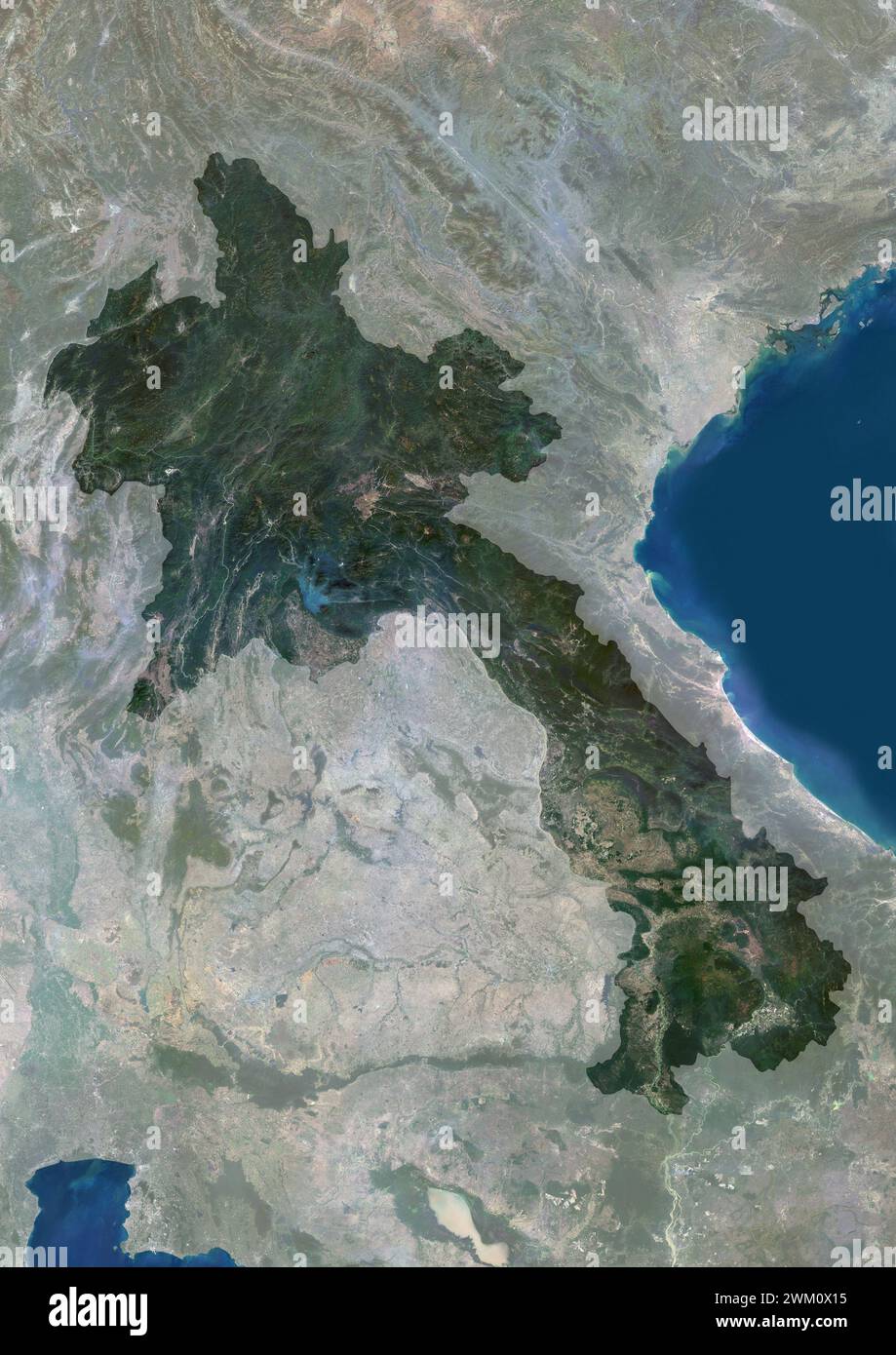Satellite view southeast asia image hi-res stock photography and images ...