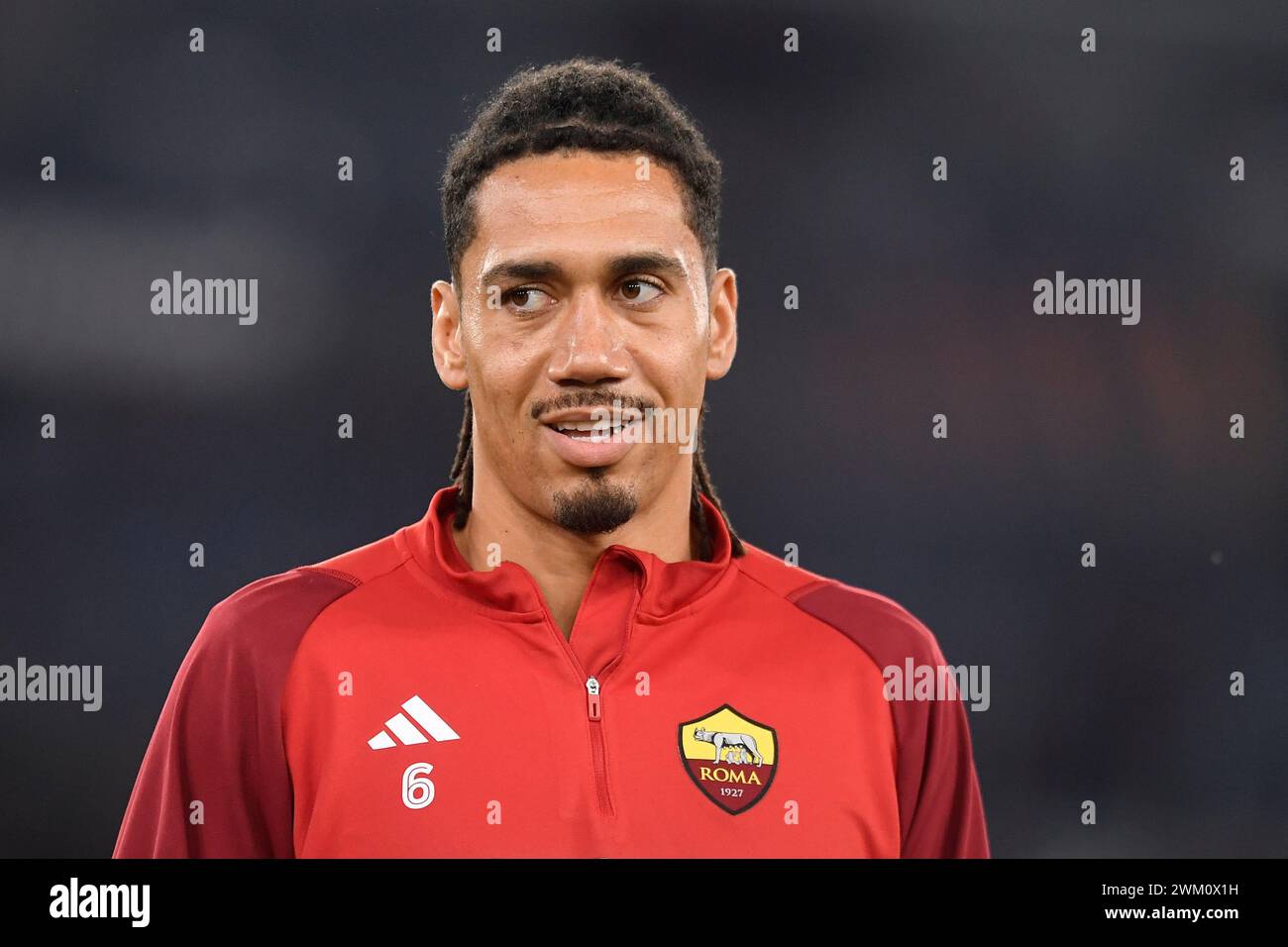 Chris Smalling of AS Roma during warm up of the Europa League football ...