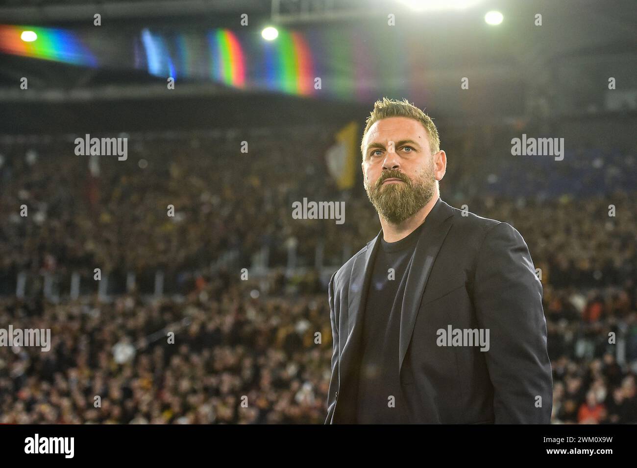 Daniele De Rossi coach of AS Roma during the Europa League football ...