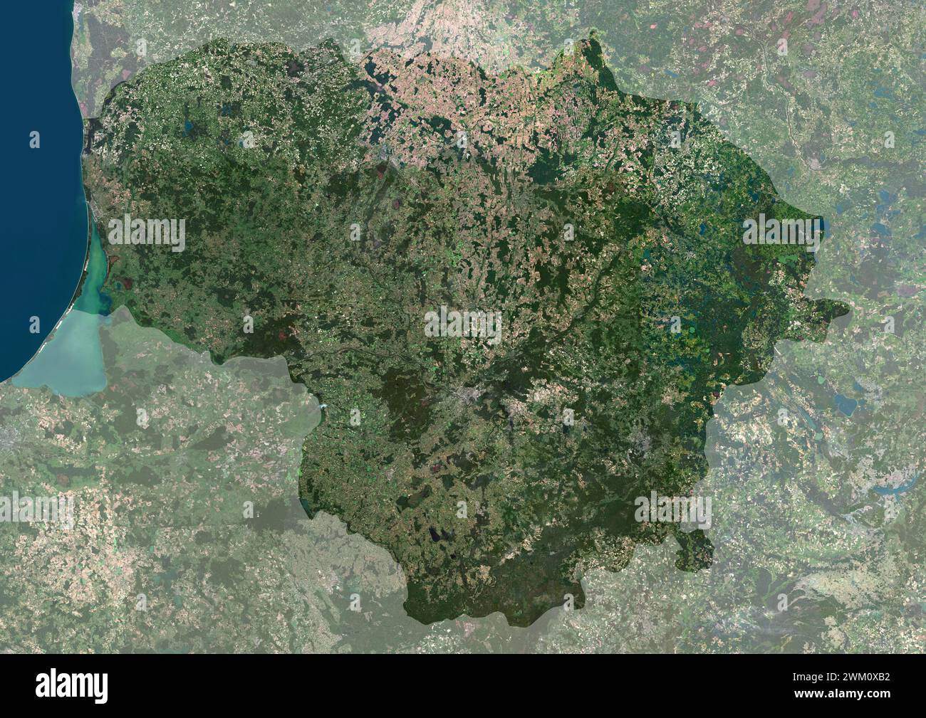 Lithuania region map hi-res stock photography and images - Alamy