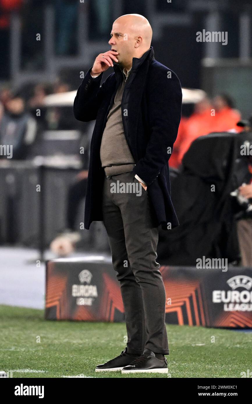 Arne Slot head coach of Feyenoord during the Europa League football ...