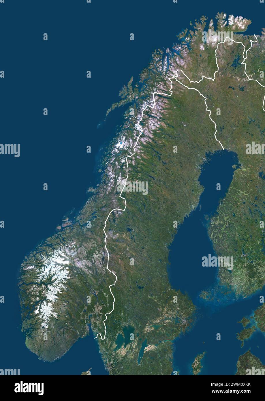 Map of nordic countries hi-res stock photography and images - Alamy