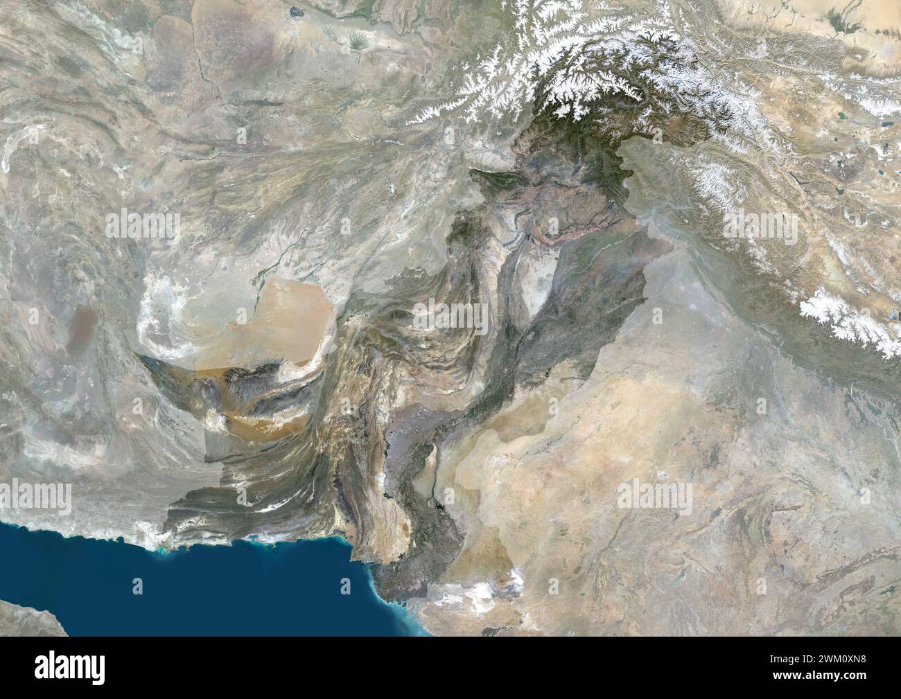 Pakistan south asia map hi-res stock photography and images - Alamy
