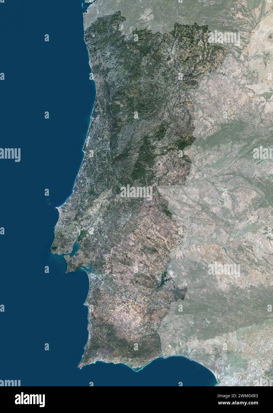 Portugal coast map hi-res stock photography and images - Alamy