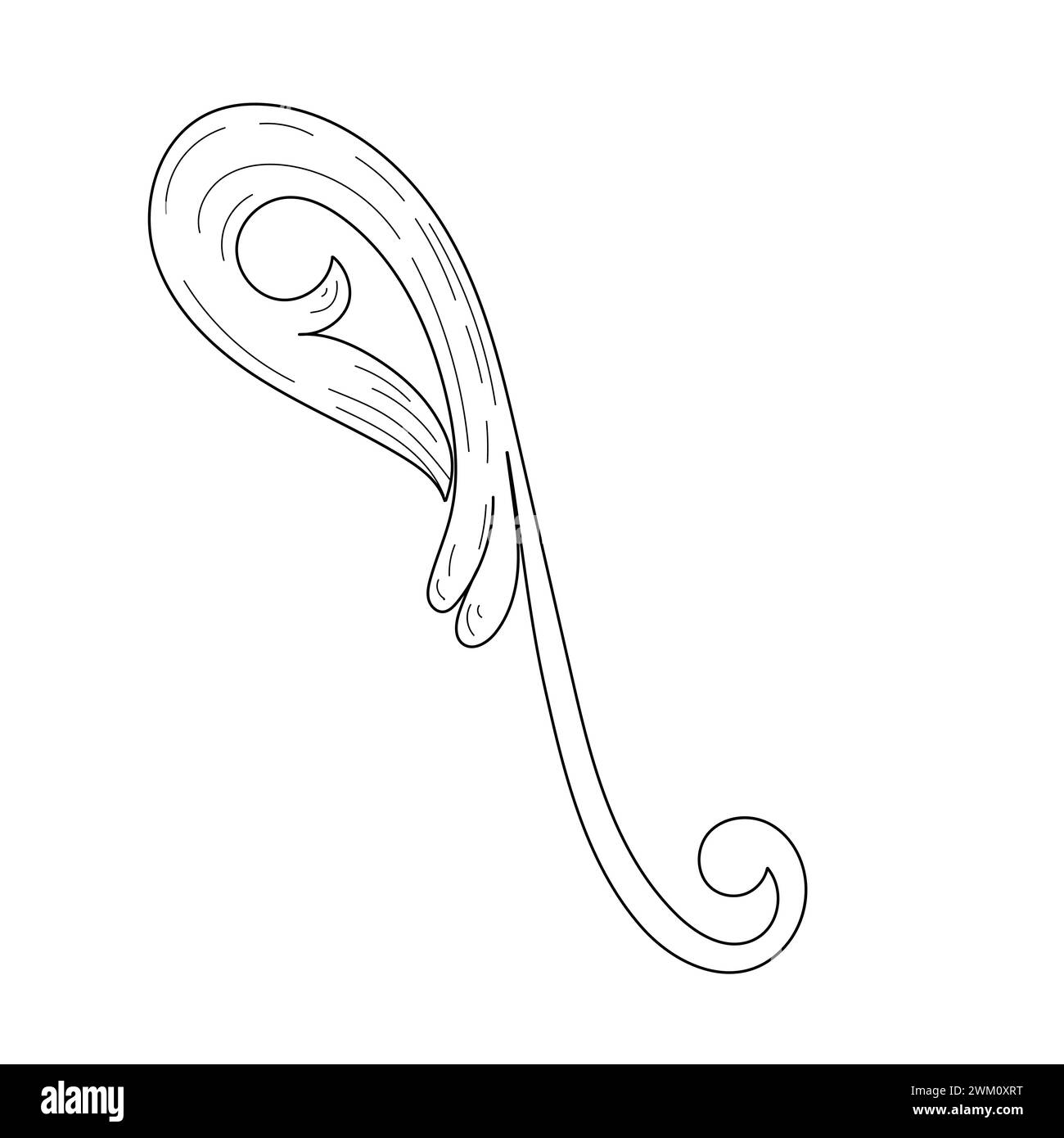 Ornamental curls, swirls divider and filigree ornaments vector ...