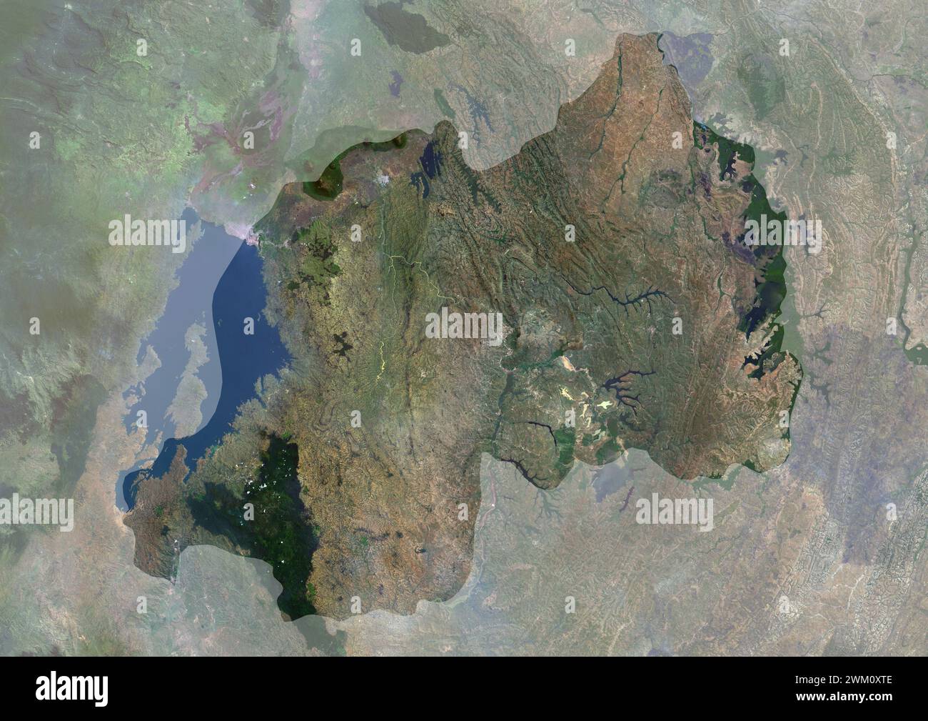 Great lakes region rwanda map hi-res stock photography and images - Alamy