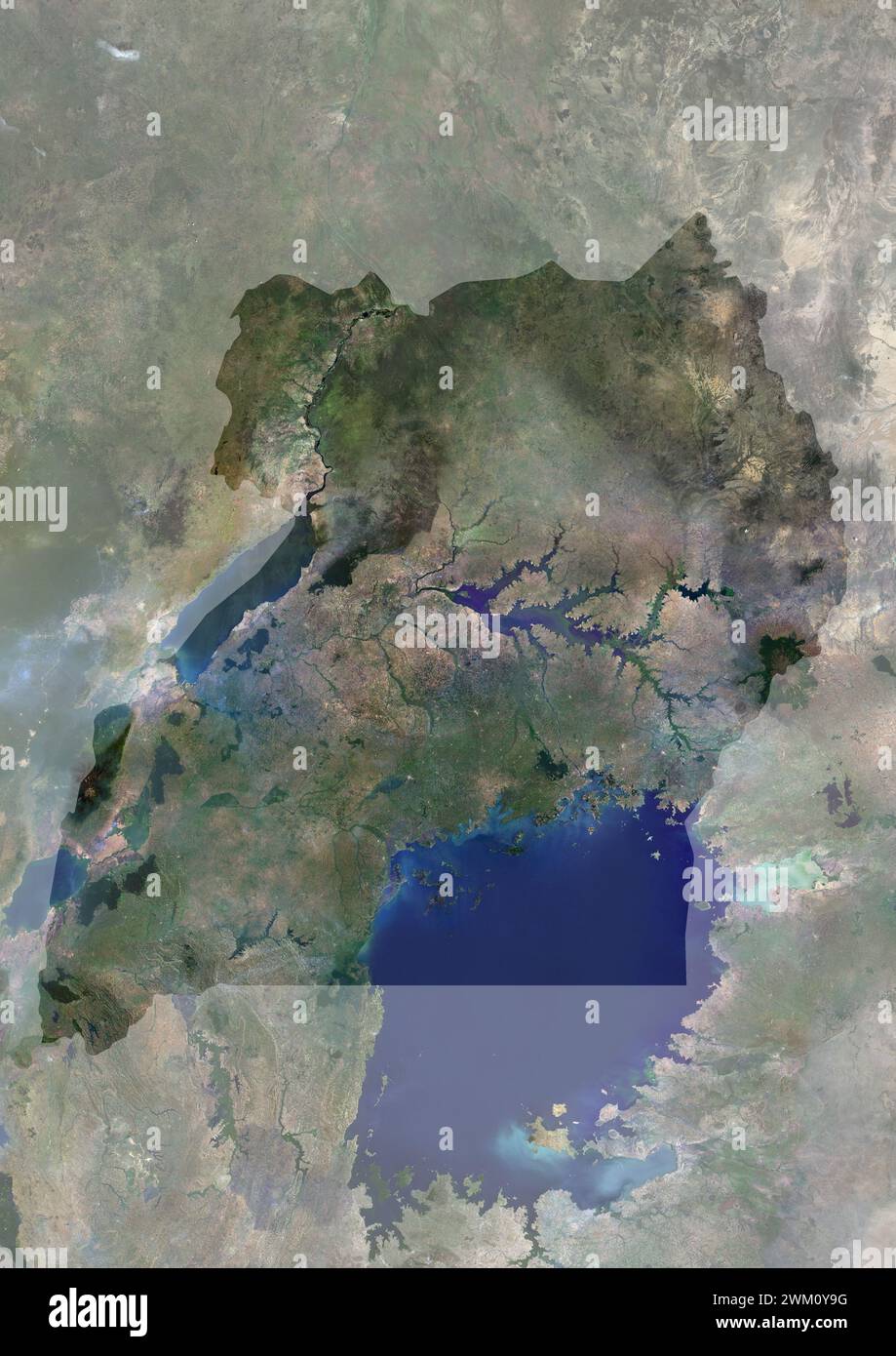 Satellite view lake victoria hi-res stock photography and images - Alamy