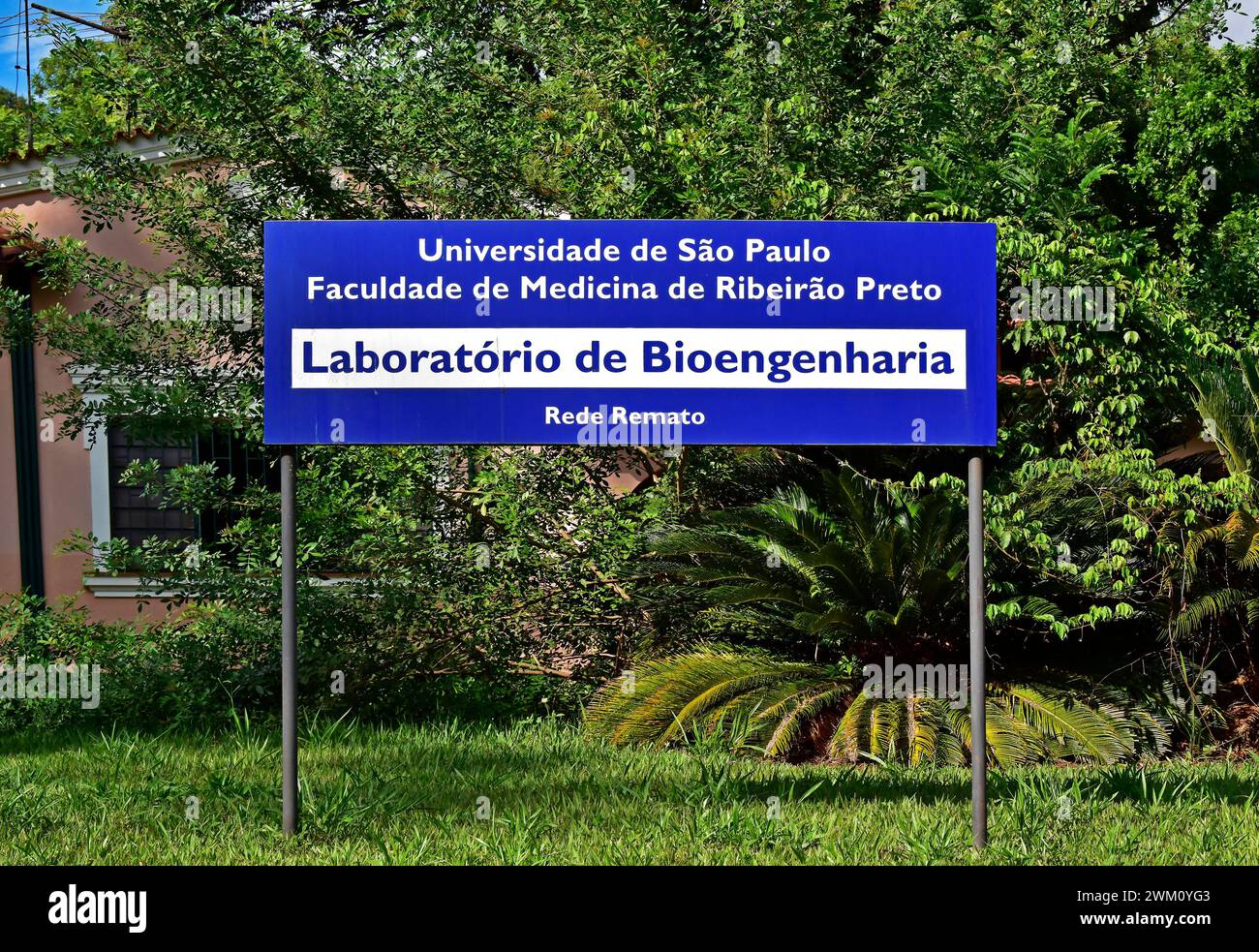 RIBEIRAO PRETO, SAO PAULO, BRAZIL - January 2, 2024: Metal board ...