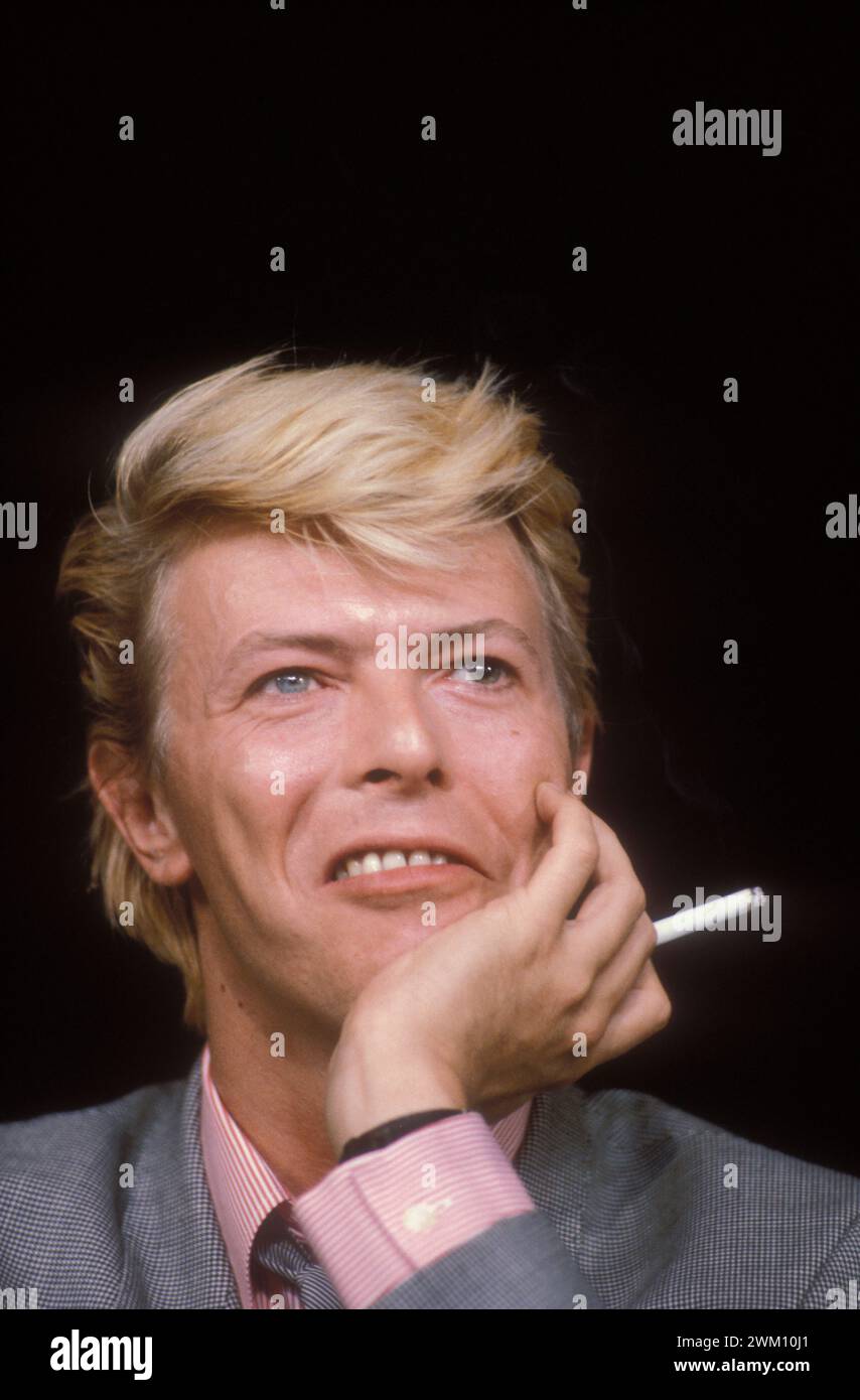 3824343 David Bowie; (add.info.: British musician David Bowie (1983 ...