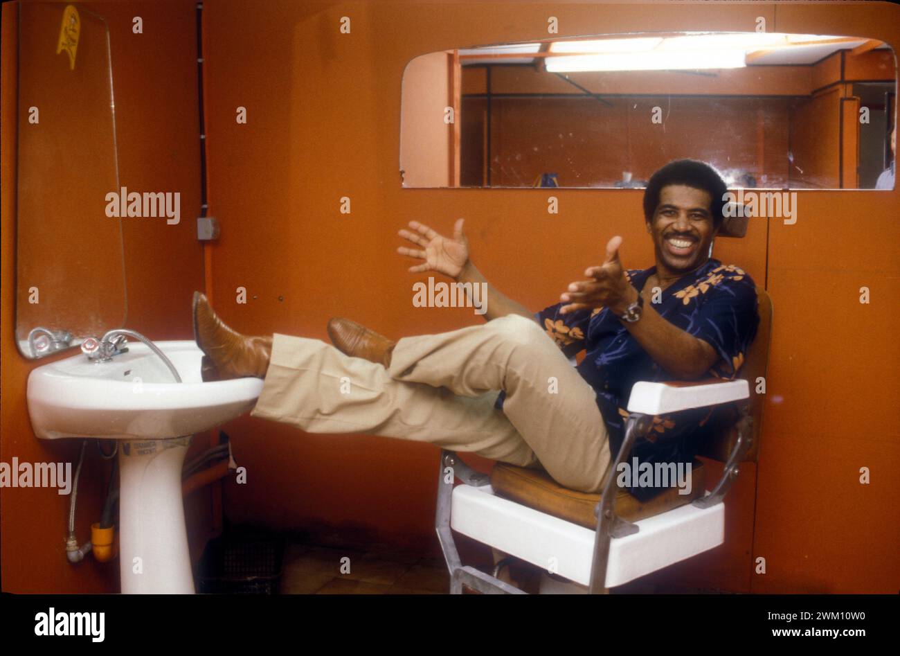 3824608 Ben E King; (add.info.: Rome, about 1985. American soul-pop ...