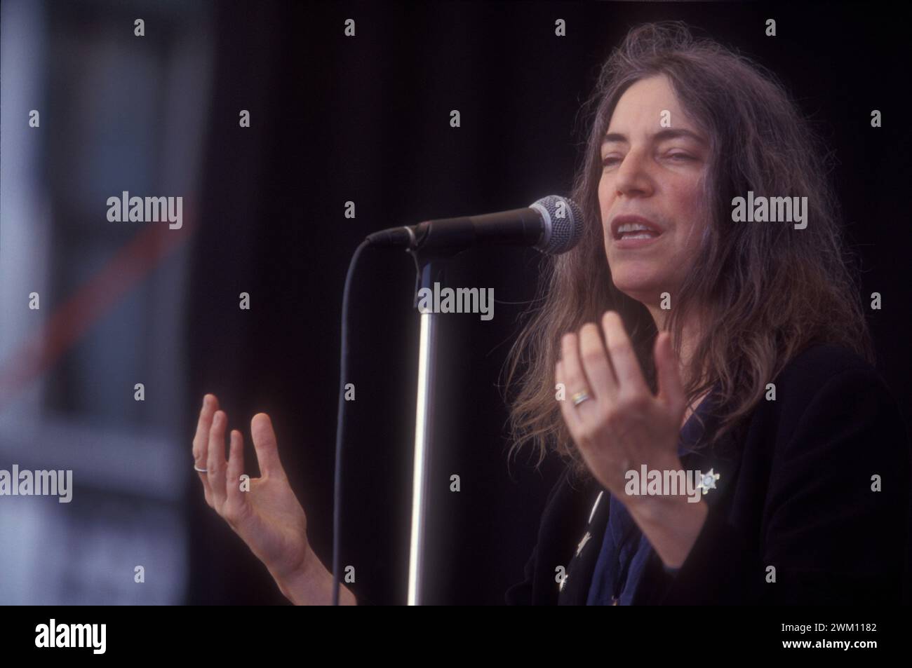 3824924 Patti Smith; (add.info.: Venice 1999. American singer ...
