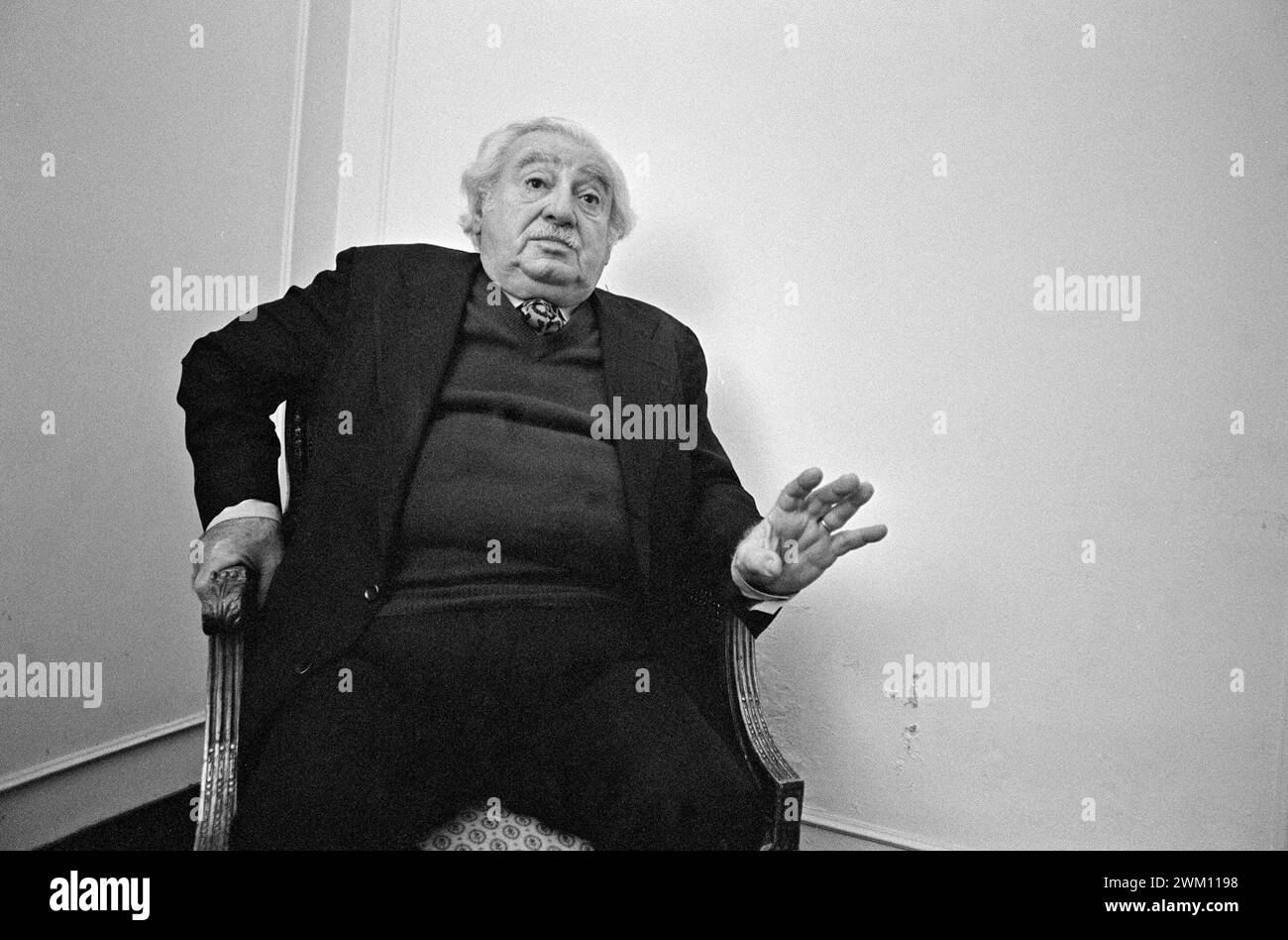 3825073 Jorge Amado; (add.info.: Rome, 1984. Brazilian writer Jorge ...