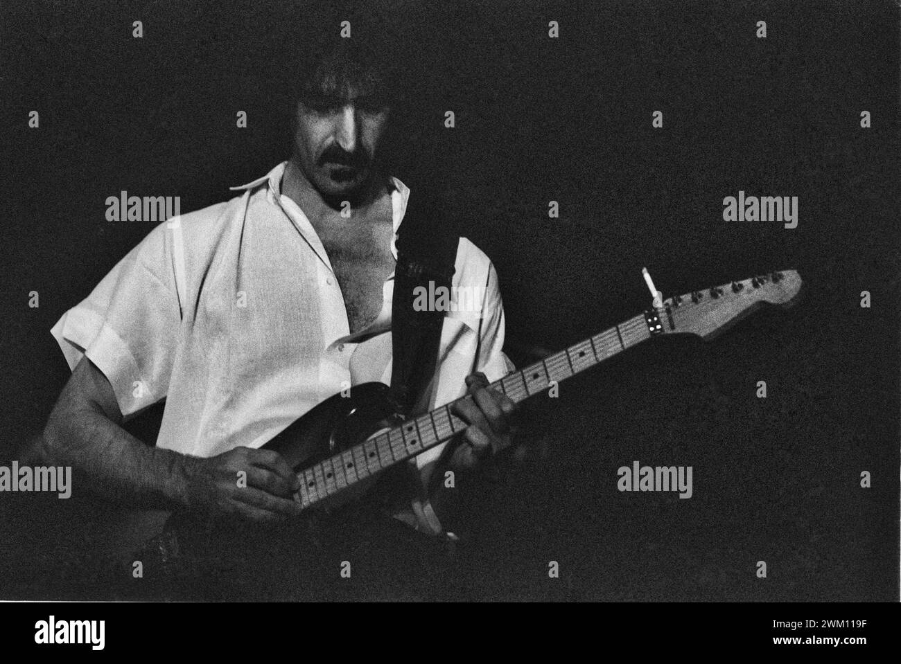 3825045 Frank Zappa; (add.info.: Rome, 1982. American rock musician and ...