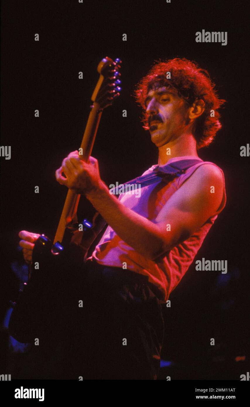 3825047 Frank Zappa; (add.info.: Rome, 1982. American rock musician and ...