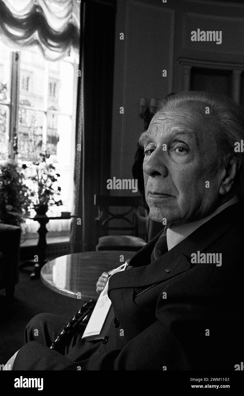 Jorge luis borges portrait hi-res stock photography and images - Alamy