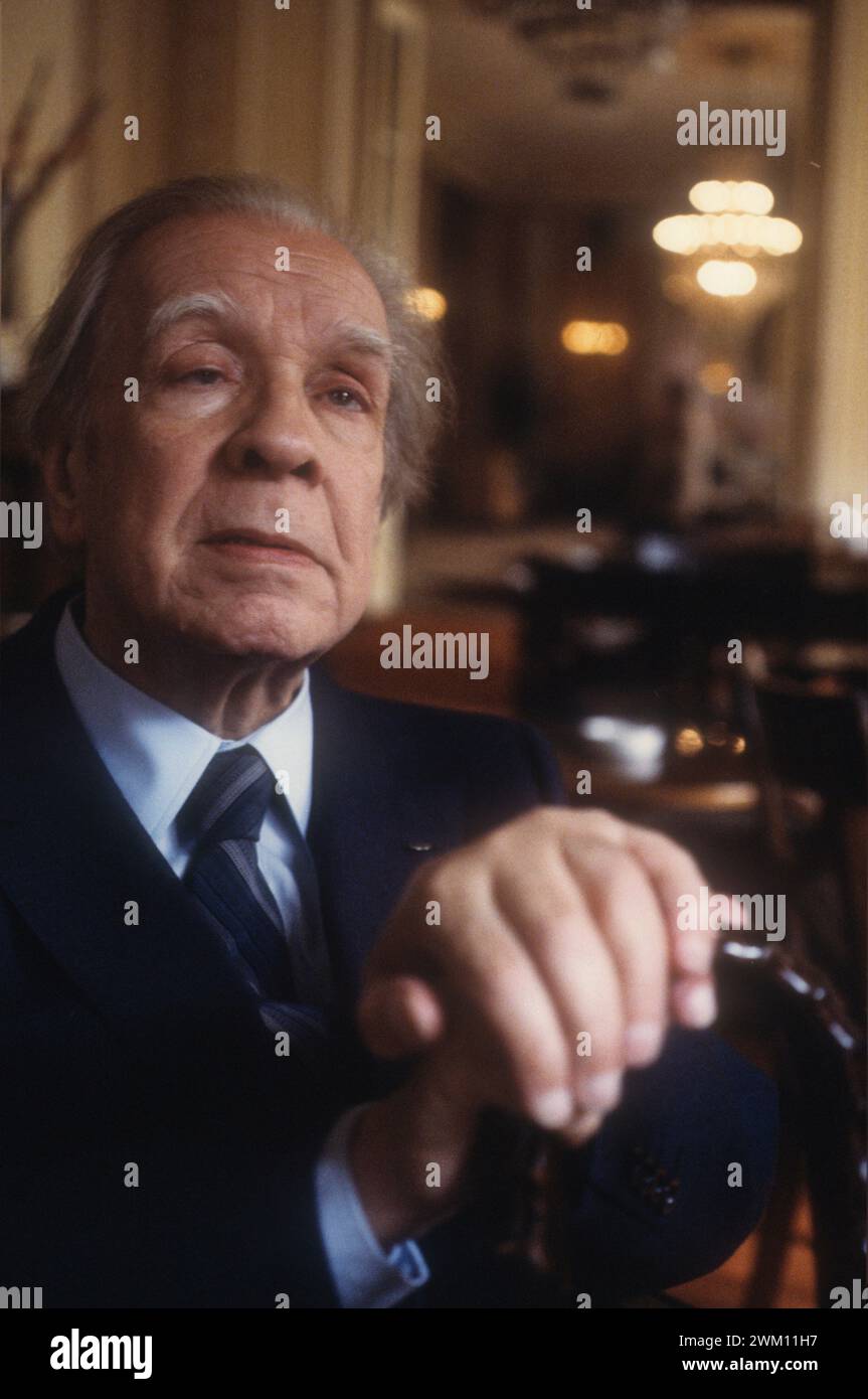 Jorge luis borges portrait hi-res stock photography and images - Alamy