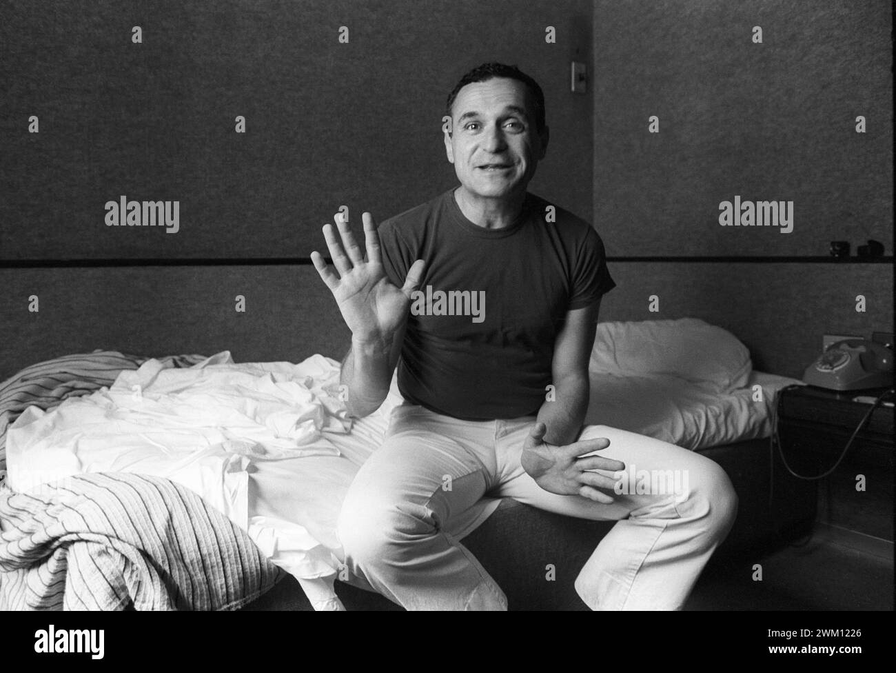 3825813 John Giorno; (add.info.: Rome, 1980. American poet John Giorno ...