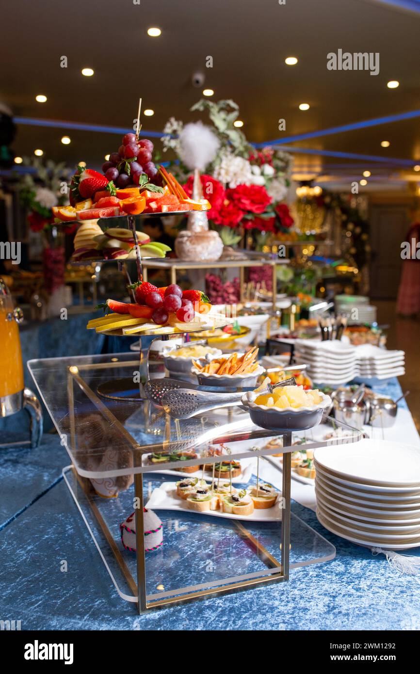 Catering for a elegant birthday celebration at a luxury hotel venue ...