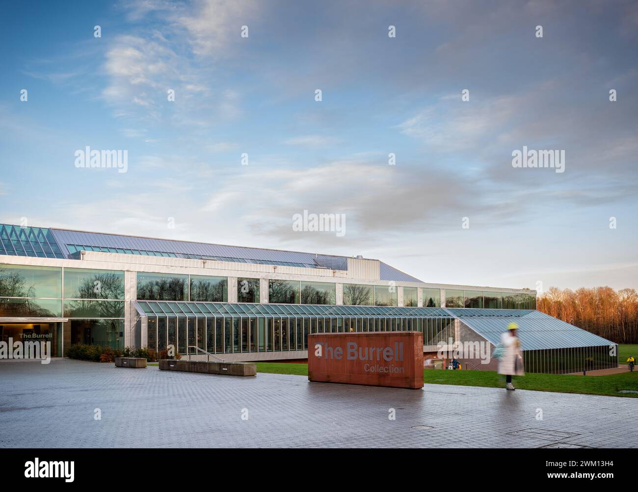 The Burrell Collection Museum and Art Gallery, within Pollok Park in ...