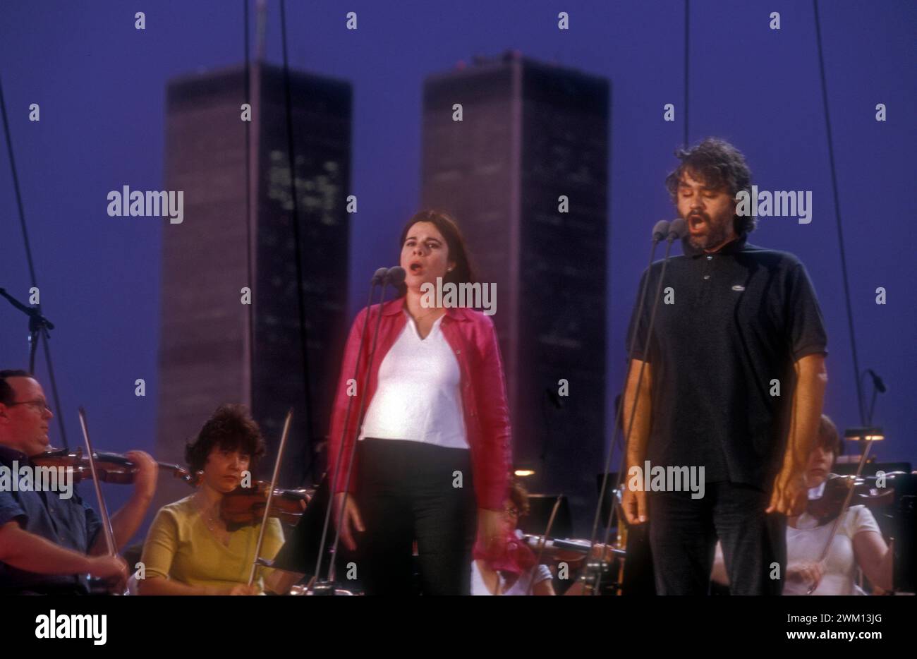3827698 Andrea Bocelli; (add.info.: New York City, July 2000. Soprano ...