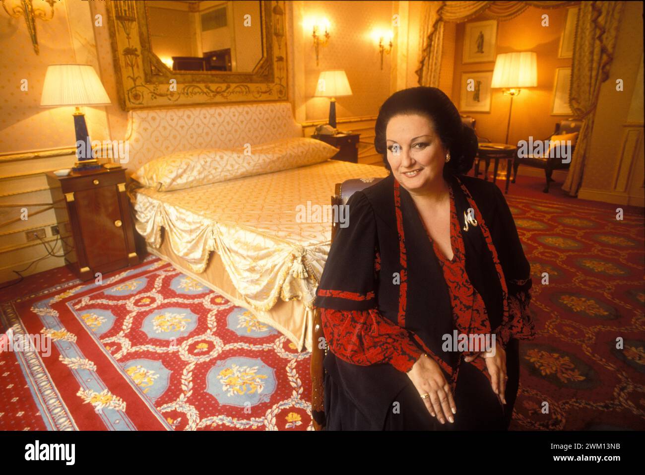 3827884 Monserrat Caballe; (add.info.: Rome, Excelsior Hotel, 1992 ...