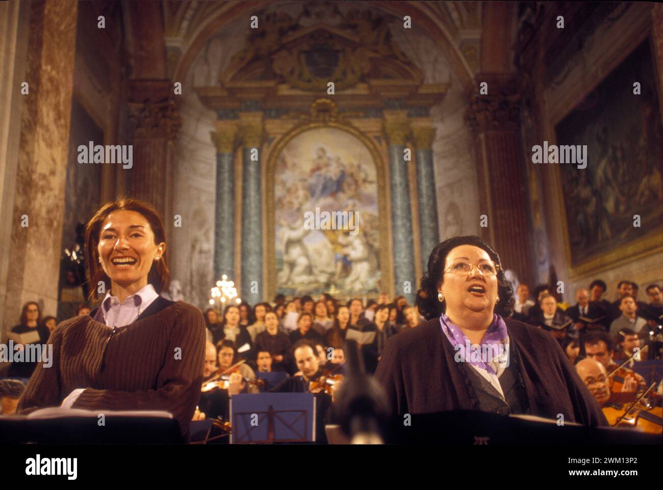 3827889 Monserrat Caballe; (add.info.: Rome, Saint Mary's of the Angels ...