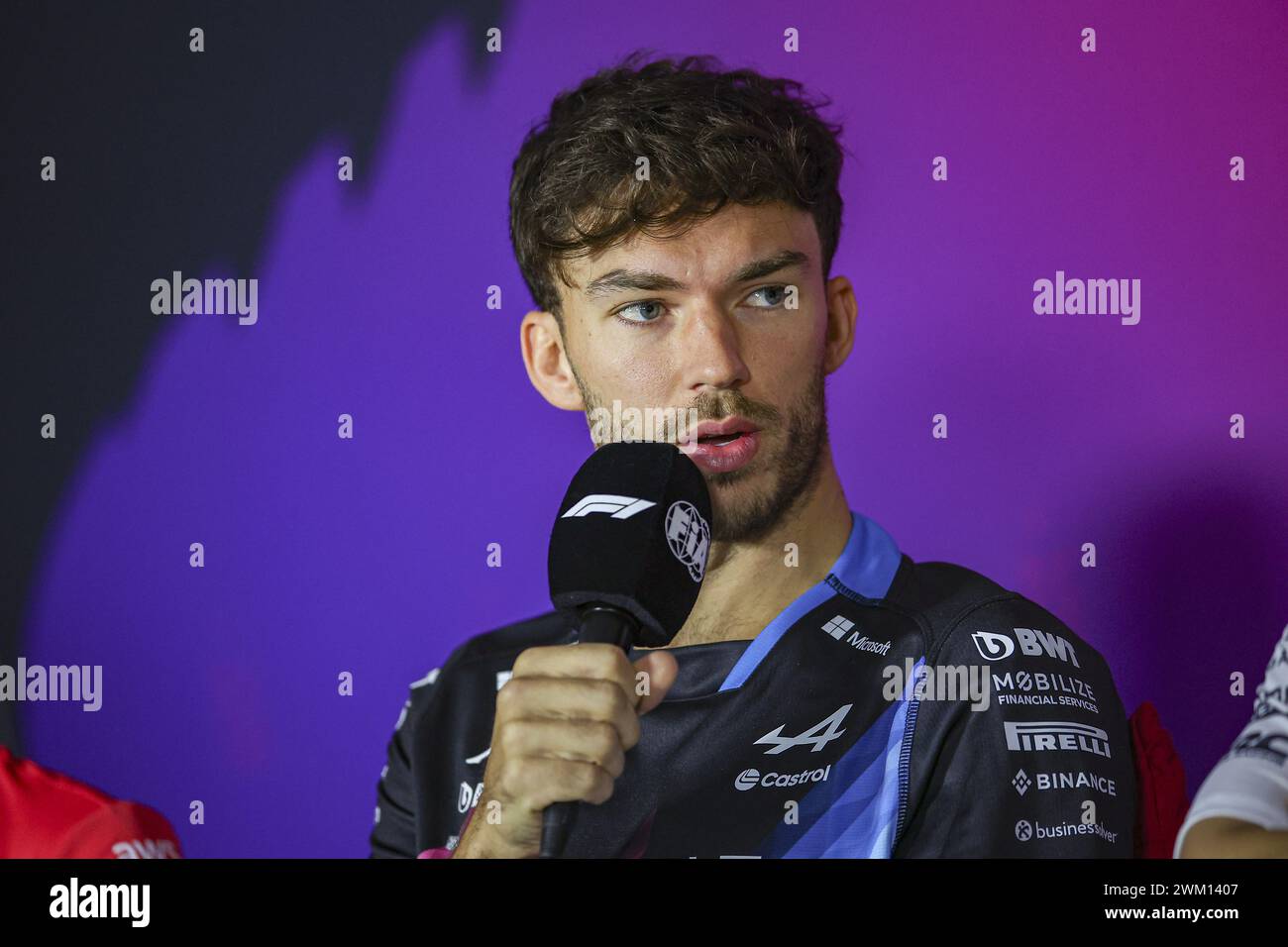 GASLY Pierre (fra), Alpine F1 Team A524, portrait, press conference ...