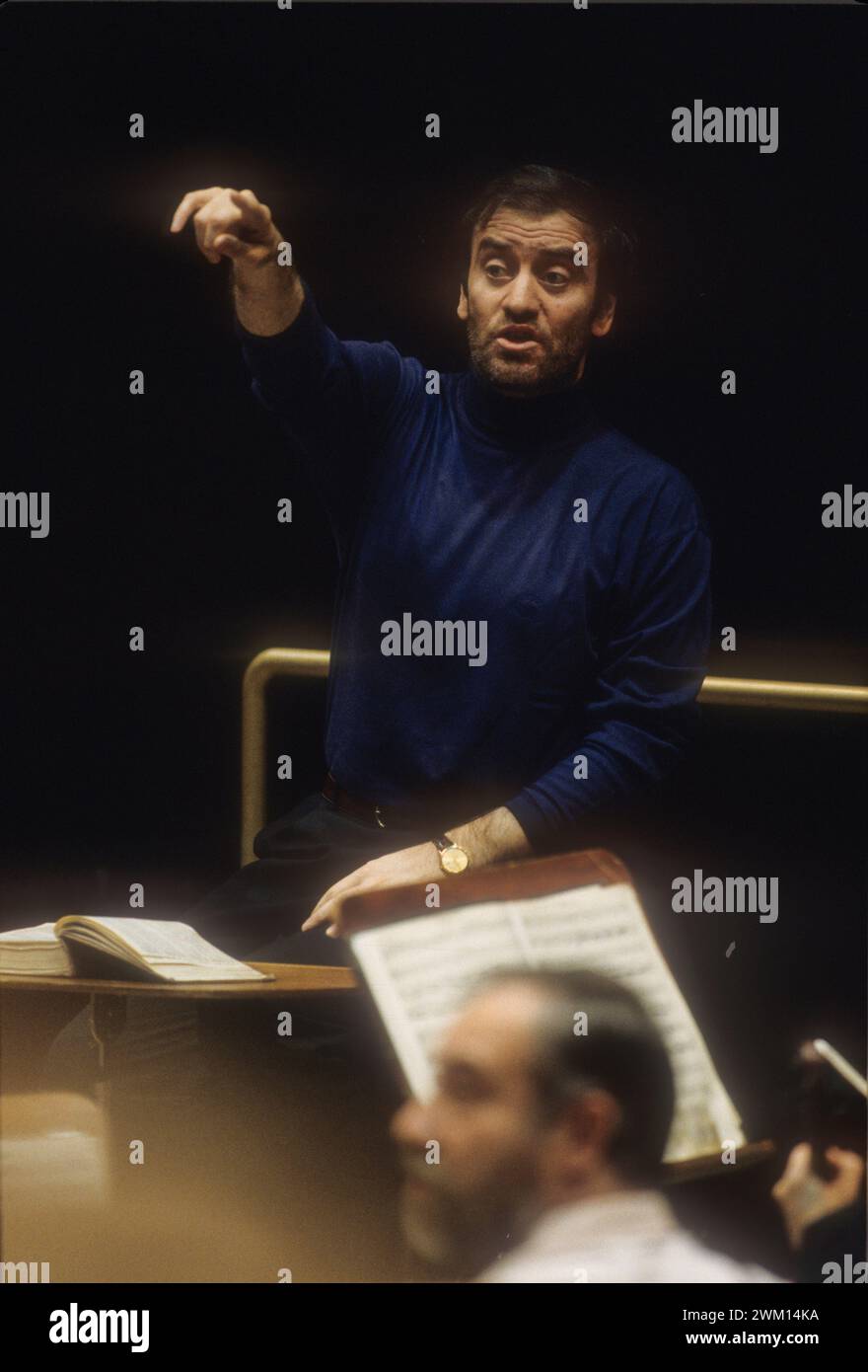 3828715 Valery Gergiev; (add.info.: Rome, 1995. Russian conductor ...
