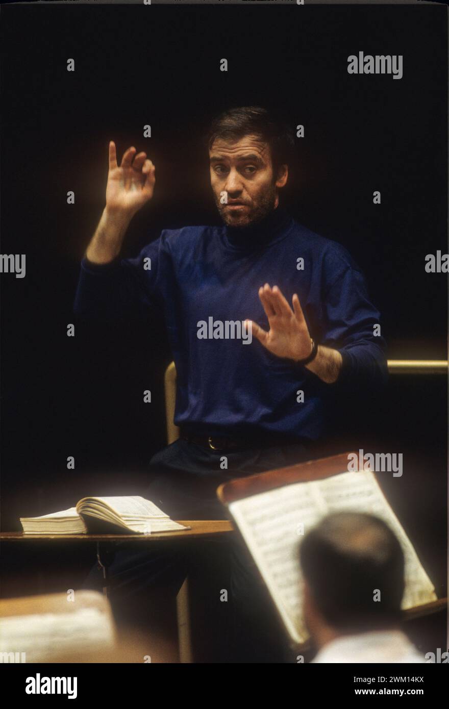 3828719 Valery Gergiev; (add.info.: Rome, 1995. Russian conductor ...